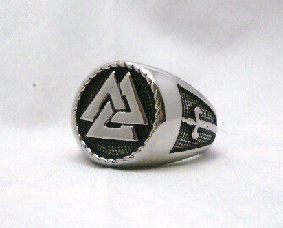 Amazon.com : Yakitoko The Vikings Valknut Ring Warriors Knot Nordic God ...