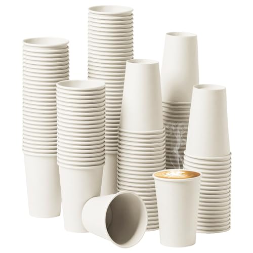 MED LIFE 12oz Double Wall Hot Paper Cups 500 pcs, Natural Color, No ...