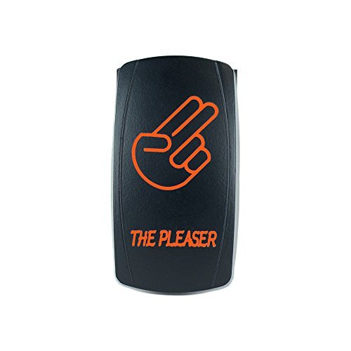 STVMotorsports Laser Backlit Orange Rocker Switch The Pleaser 20A 12V ...