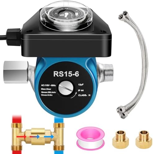 Instant Hot Water Recirculating Pump Kit with 100% Pure Brass Sensor ...
