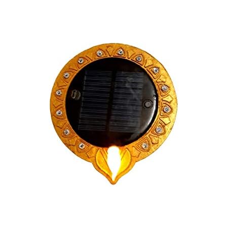 Buy Rechargeable Terracotta Solar Powered Diya Online at Low Prices in ...