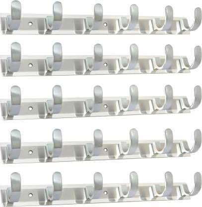 TapSlide Stainless Steel 6 Pin C Exclusive Cloth Hanger Wall Mounted ...