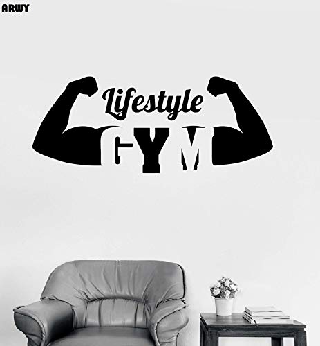 Buy Roonir® Gym Wall Stickers Vinyl Decal Gym Healthy Lifestyle ...
