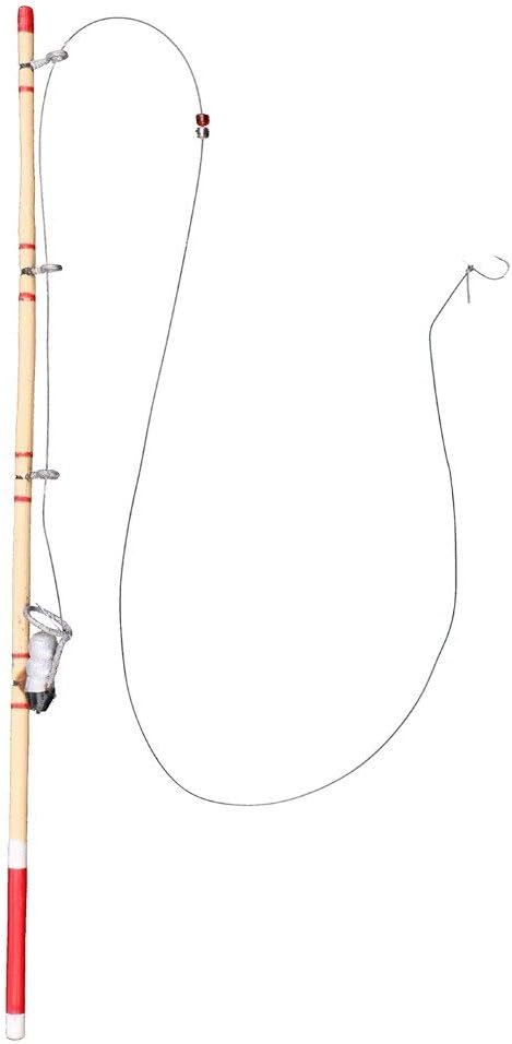 Amazon.com: Agatige Dollhouse Fishing Rod, 1:12 Retro Vivid Miniature ...