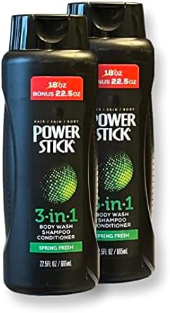Amazon.com: PowerStick 3 in 1 Shampoo, Conditioner and Body Wash Spring ...