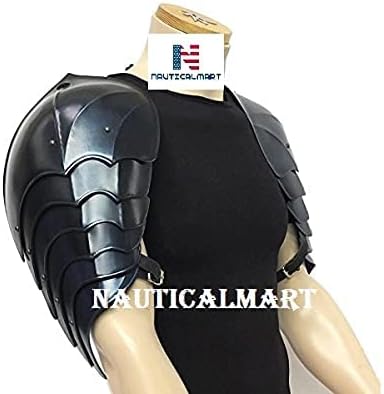 Amazon.com: NauticalMart Medieval Dark Pauldrons Shoulder Armour ...