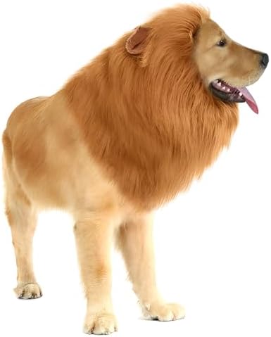 Dog Lion Mane, Lion Mane Wig Costumes for Medium to Large Sized Dog ...