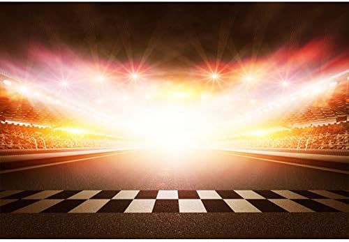 Car Race Track Finish Line