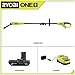 Amazon.com : RYOBI ONE+ 18V Cordless Battery Garden Hoe with 2.0 Ah ...