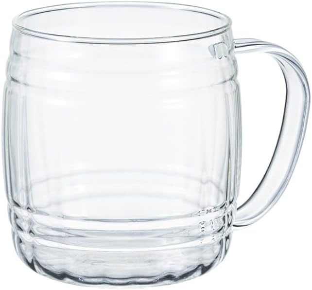 Amazon｜HARIO(ハリオ) 耐熱グラス バレル 620mL ビール グラス ジョッキ 食洗機 電子レンジ 使用可 耐熱ガラス 日本製 HGB-620-M｜タンブラーグラス オンライン通販