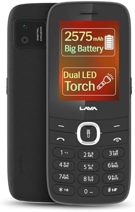 Lava Gem Power Dual Sim Keypad Phone (2.8" Display, Camera & Flash ...