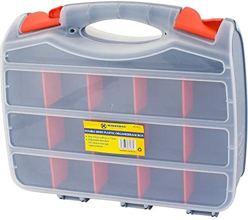 Amtech S6463 Double-Sided Storage Box Organiser, Screw Box, Assortment ...