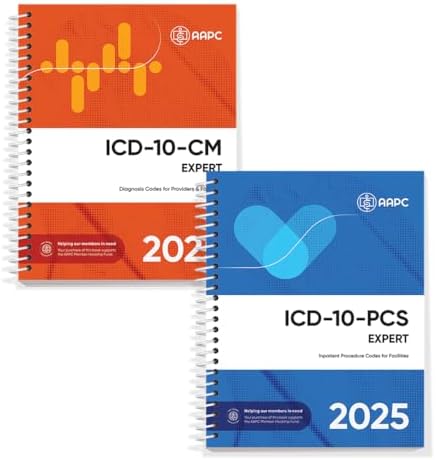 ICD-10-CM and ICD-10-PCS 2025 Code Book Bundle by AAPC: Amazon.com: Books