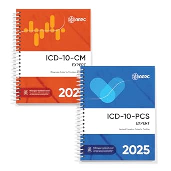 ICD-10-CM and ICD-10-PCS 2025 Code Book Bundle by AAPC: Amazon.com: Books