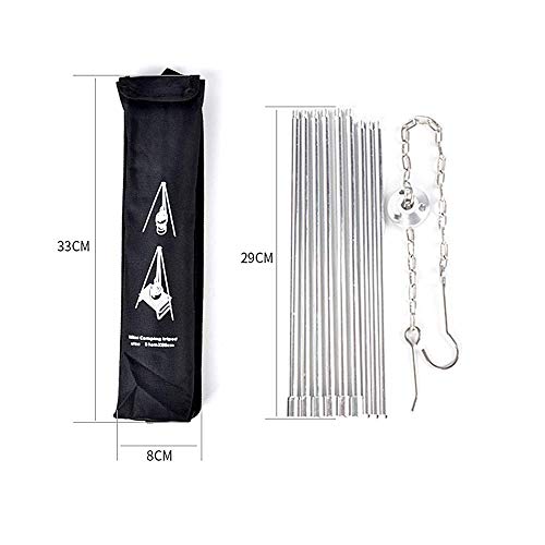 Outdoor Cooking Tripod Set Folding Campfire Grilling Grill Grate Stand ...