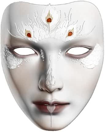 Amazon.com: Halloween full face male emperor mask adult ancient style ...