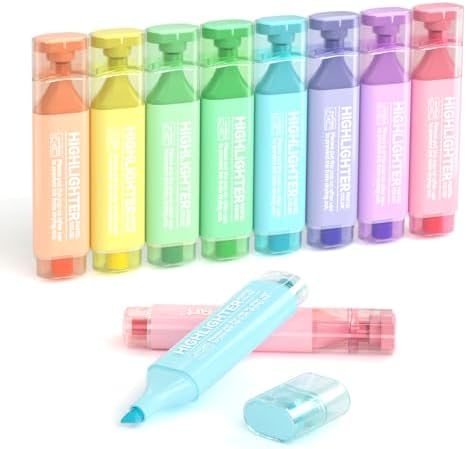 Shuttle Art 108 Pack Highlighters, Highlighters Assorted Colours Set, 6 ...