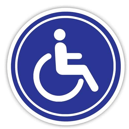 Amazon.com: Handicap Signs Stickers Decal Tactical Disabled Wheelchair ...
