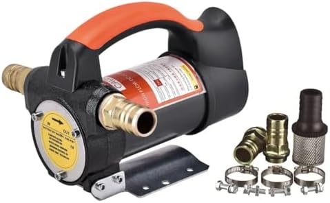 HELLARO 800W Outdoor Lithium Diesel Pump Portable Electric Barrel Pump ...