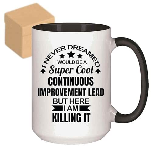 Amazon.com: Funny Gift Killing It - Perfect Continuous Improvement Lead ...