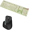 Amazon.com: TISHLED Typewriter Style Mechanical Gaming Keyboard White ...