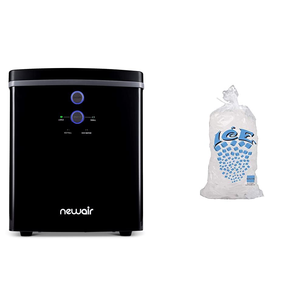 NewAir Black Portable Ice Maker | First Batch in Under 10 Minutes and ...