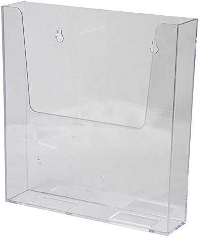 Amazon.com: Clear-Ad - Acrylic Wall Mount Brochure Holder 8.5x11 (Pack ...