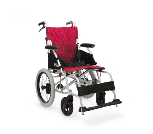 カワムラサイクル 車椅子 BMLシリーズ BML16-40SB 赤ストライプ 座幅40cm 前座高43cm | 介護用品検索のつむぎぐみ