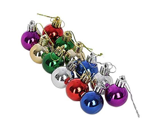 Buy Vmp Tinsel Ornaments (Multi_Standard) Pack Of 12 Online at Low ...