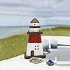 Amazon.com: wovorins Wooden Lighthouse Decor Nautical Tabletop ...