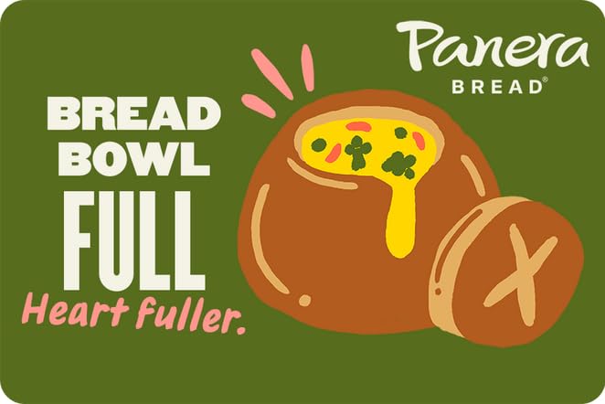 Amazon.com: Panera Bread Bread Bowl Gift Card - Email Delivery: Gift Cards