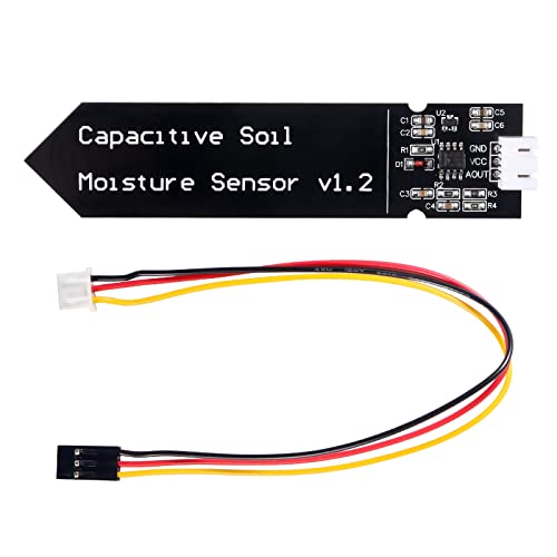 8Pcs Capacitive Soil Moisture Sensor Corrosion Resistant Module Wide ...