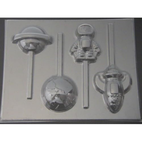 Amazon.com: Outer Space Rocket Astronaut Planet Earth Saturn Chocolate ...