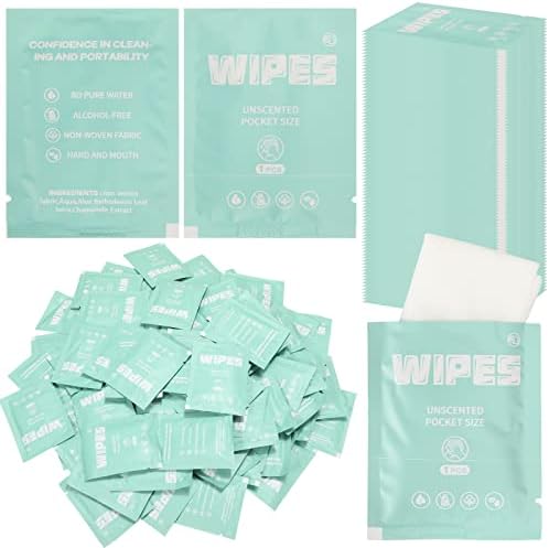 Amazon.com: Lounsweer 500 Count Wet Wipes Individually Wrapped ...