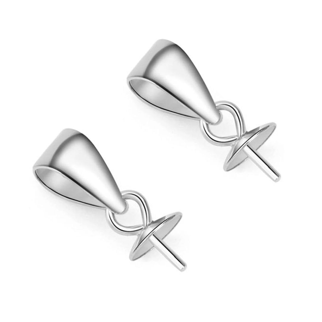 Amazon.com: 10pcs Adabele Authentic 925 Sterling Silver Eye Pin Peg ...