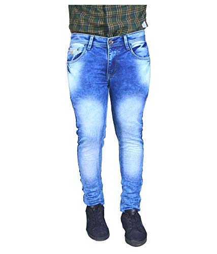 Buy Drip Jeans Men's Cotton (Drip Jeans 4_Light Blue_28) at Amazon.in