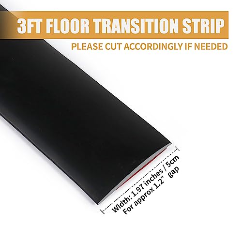 Snapklik.com : Floor Transition Strip, 3.3 Ft Self Adhesive Vinyl ...