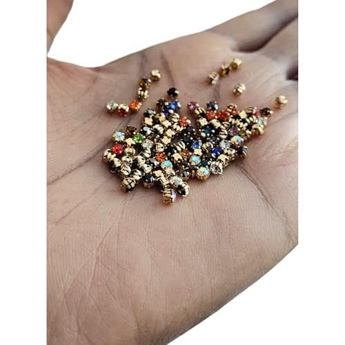Amazon.com: Beaditwearitloveit 3mm Rhinestone Crystal Dreadlock Loc ...