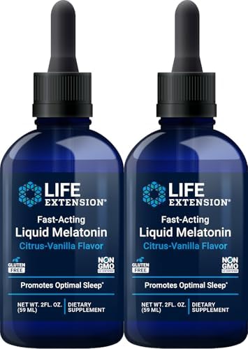 Amazon.com: Life Extension Fast-Acting Liquid Melatonin (Citrus-Vanilla ...