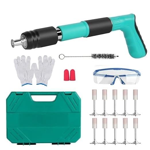 Clefairy Ceiling Nail Gun with 10 Universal Nails Wall Nails Ramset ...