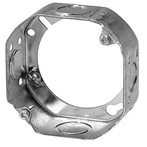 Amazon.com: Iberville 1-1/2" Octagon Extension Box - Silver Metal - Not ...