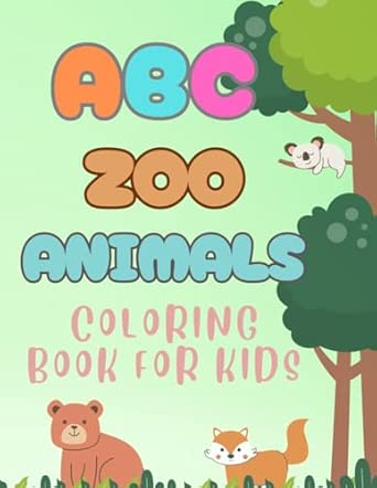 Amazon.com: Wild World of ABCs: Zoo Animal Coloring Book: Discover ...