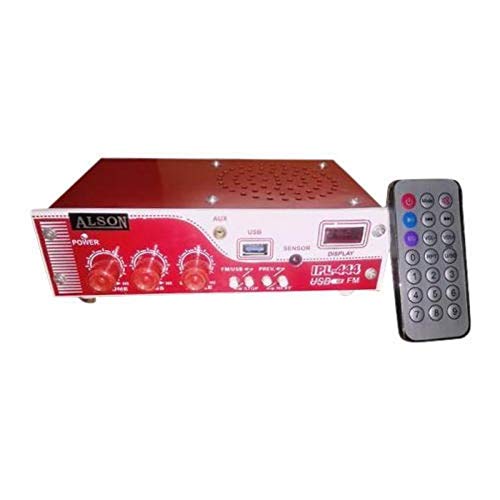 ALSON IPL-444 USB Digital FM Amplifier (Red, 3 Pcs) : Amazon.in ...