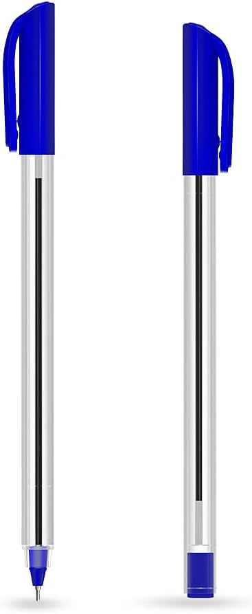 WIN Tick Ball | 60 Blue Ink Pen | 0.7 mm Tip | Comfortable Grip to Hold ...