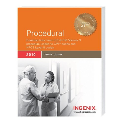 Procedural Cross Coder 2010 (Ingenix Product): 9781601513090: Medicine ...