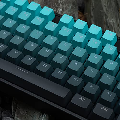 mintcaps PBT Doubleshot Keycaps Gradient Cyan Backlit OEM Profile ...