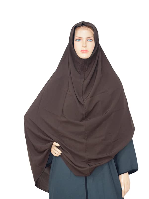 Buy Parvin- ISLAMIC SOUDI MAKKANA HIJAB (ECONOMY) SINGLE LAYER DESIGN ...