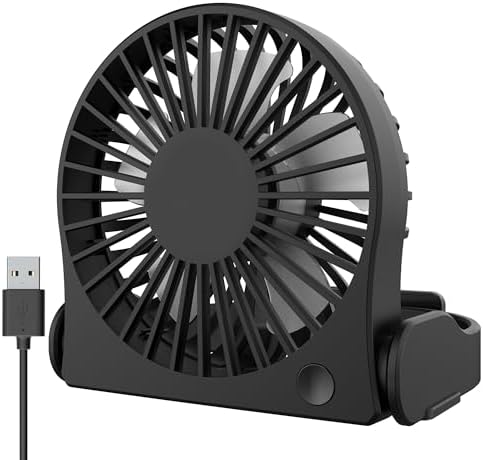 Amazon.com: Fancii Small Personal Desk USB Fan, Portable Mini Table Fan ...