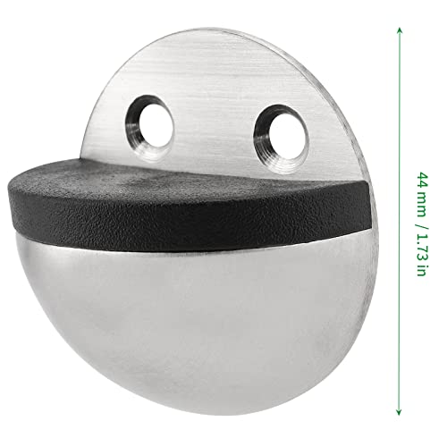 ZOENHOU 6 Pack Stainless Steel Floor Door Stopper, Half Moon Door Stop ...