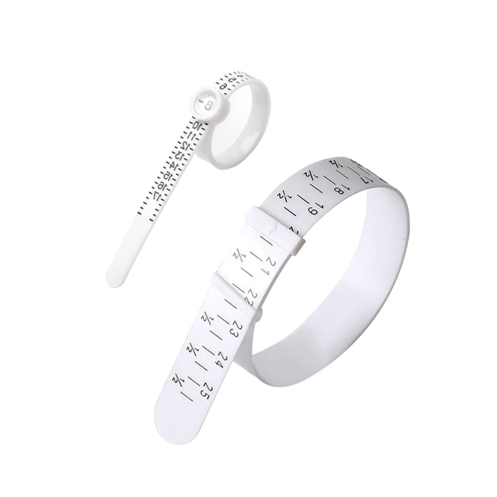 Amazon.com: HayEastdor 2PCS Ring and Bracelet Sizer Measuring Tool ...